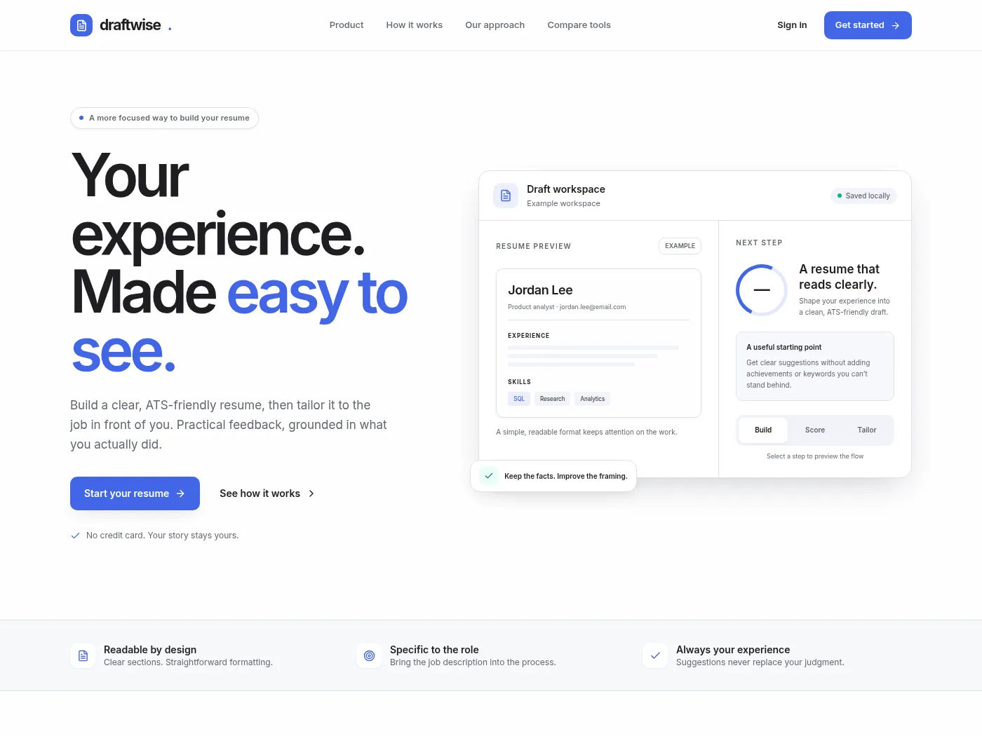 Rezi AI Resume Builder