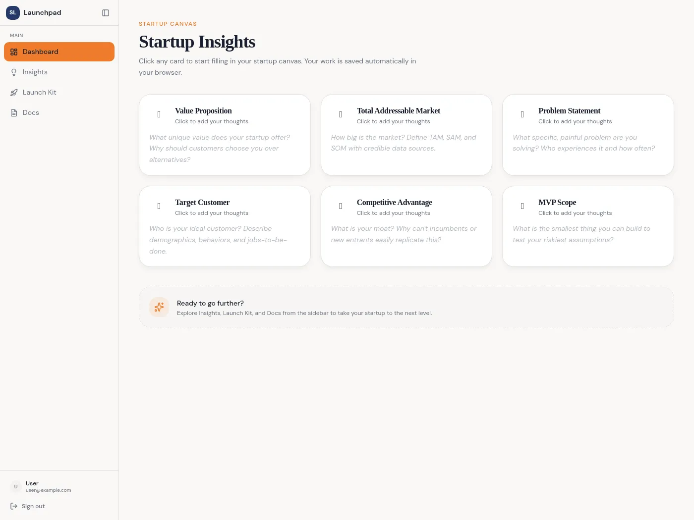 Startup Launchpad