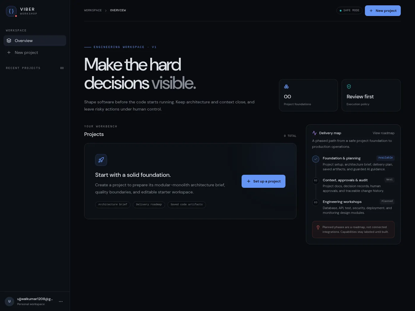 VIBER Workshop Platform
