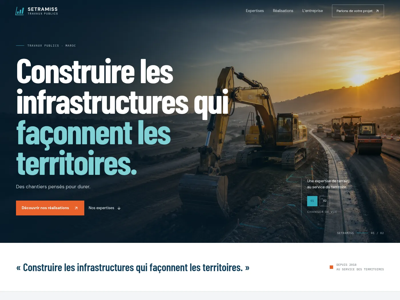 Setramiss Construction Web