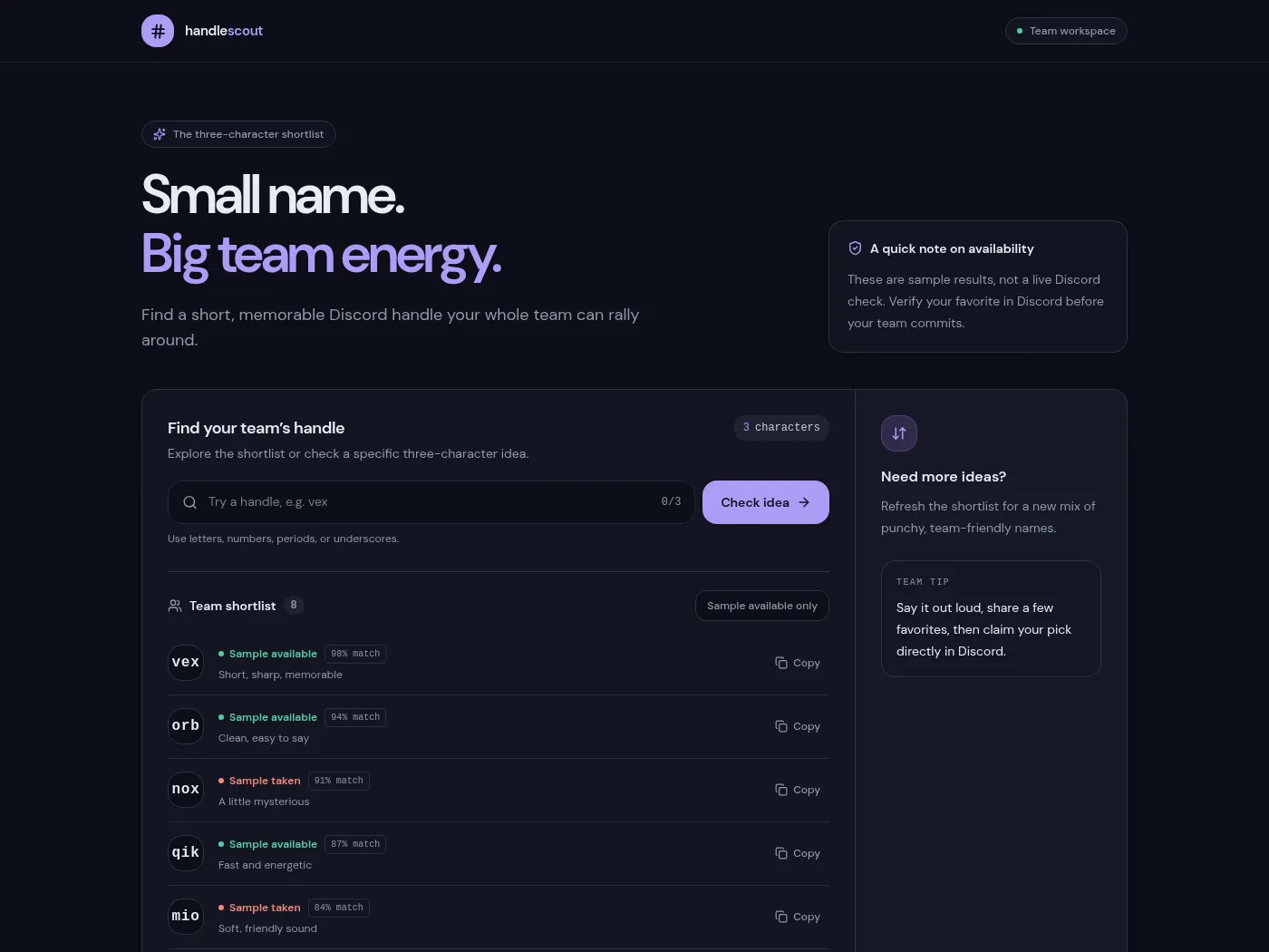 Discord Handle Finder