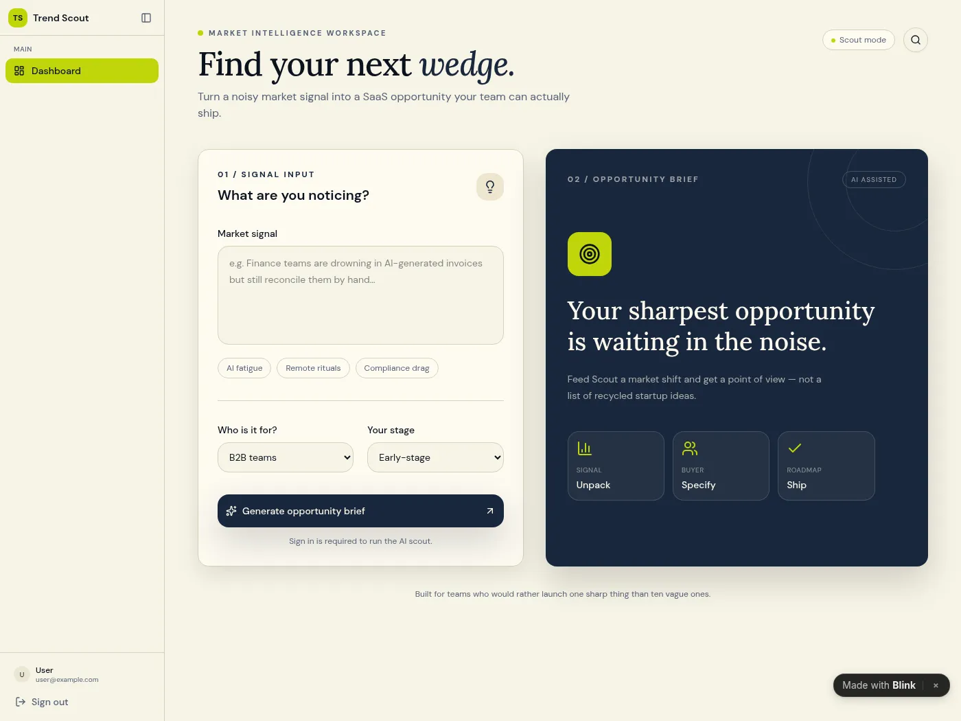 SaaS Trend Scout