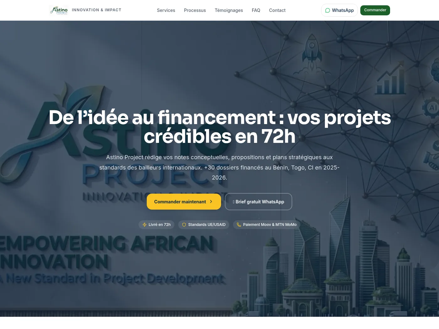 Astino Impact One-Page Shop