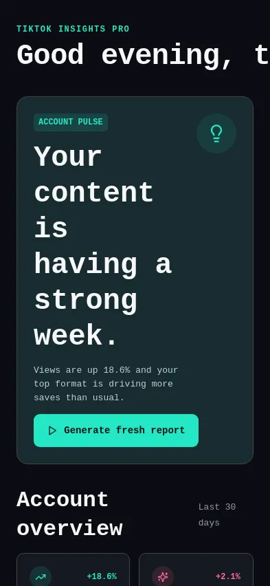 TikTok Insights Pro