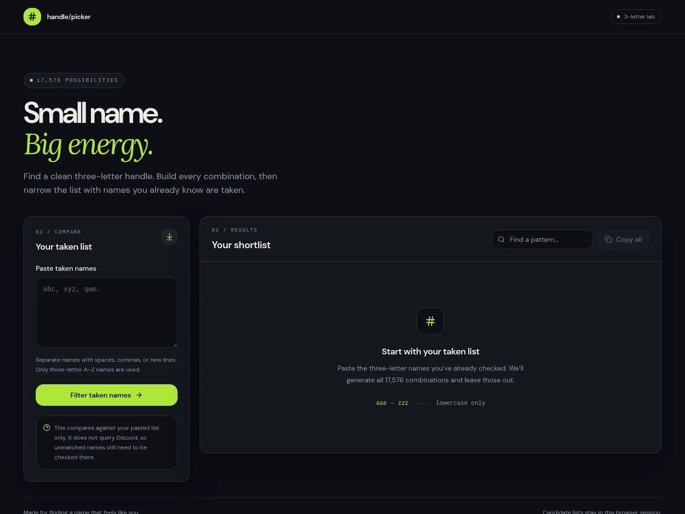 Username Picker