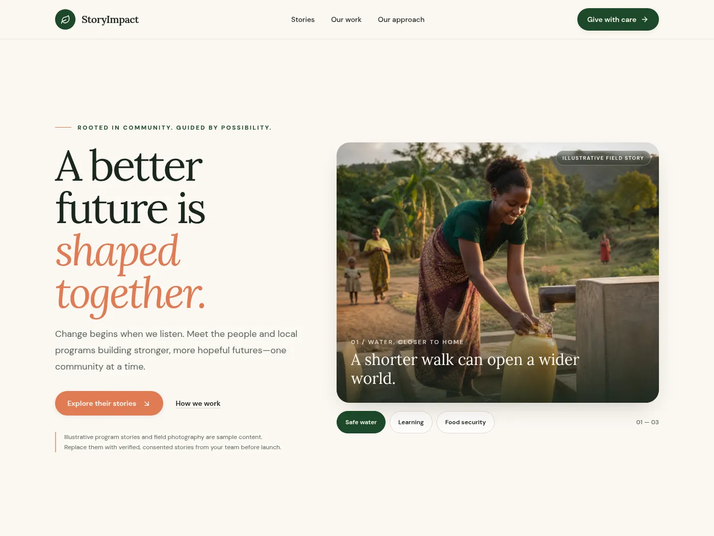 StoryImpact Nonprofit Site