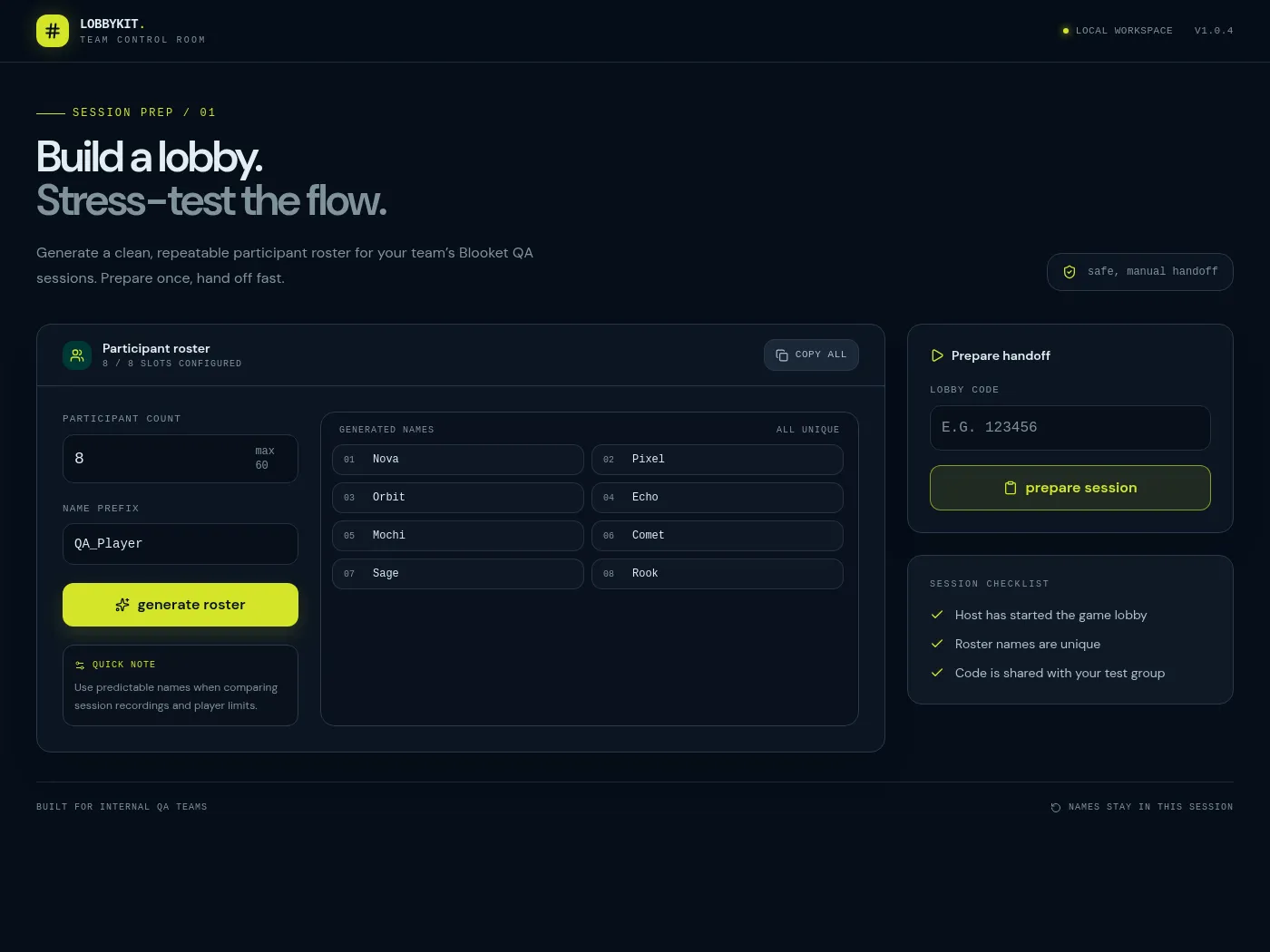 Blooket Lobby Automator