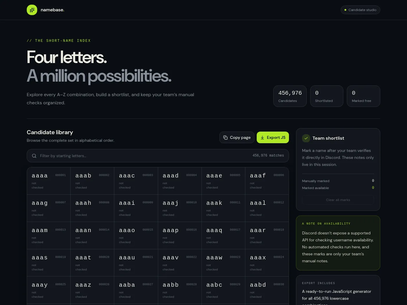Discord Username Finder