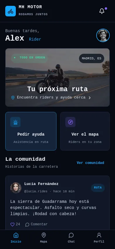 MH MOTOR Community App