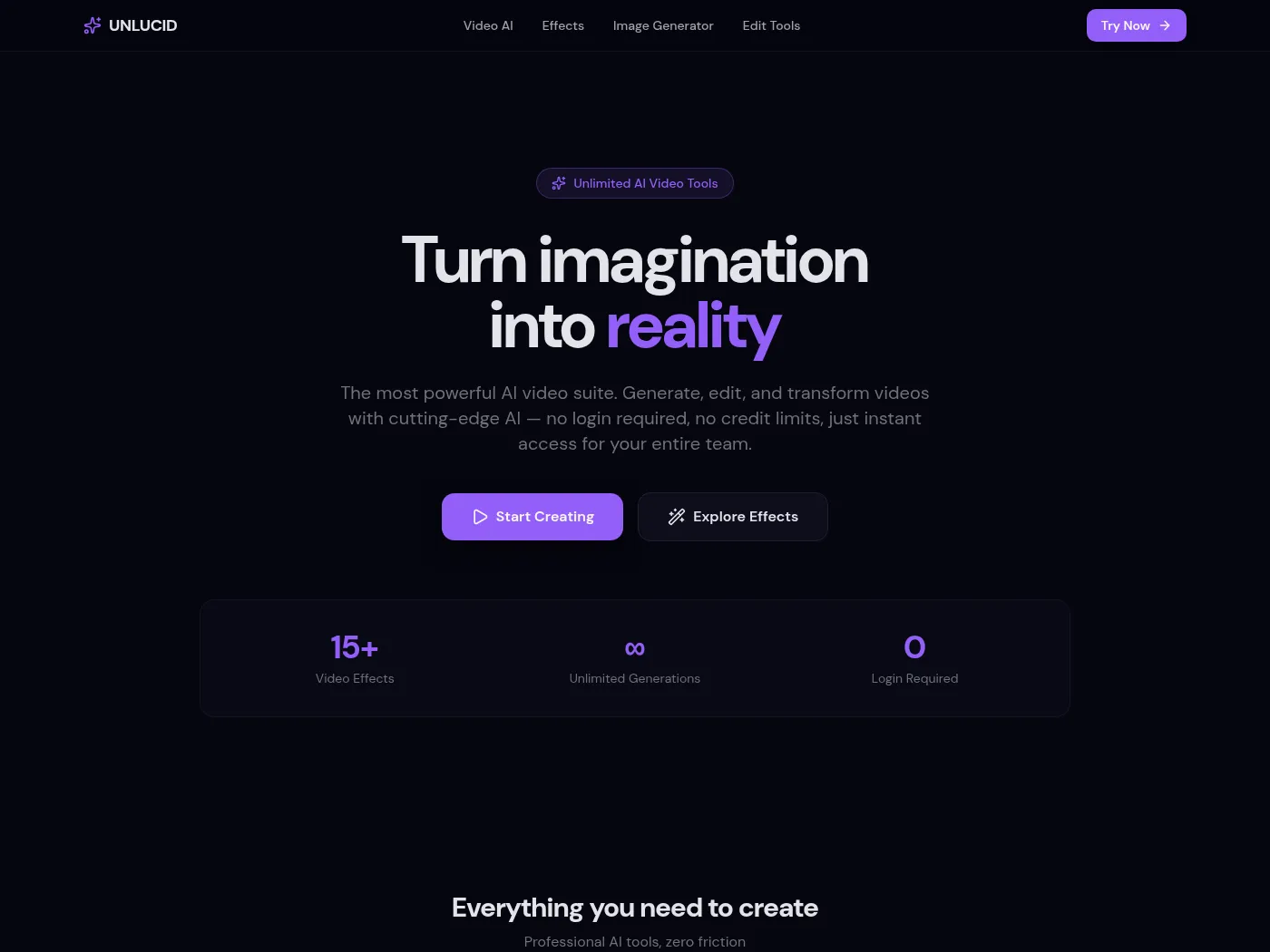 Unlucid AI Video Suite