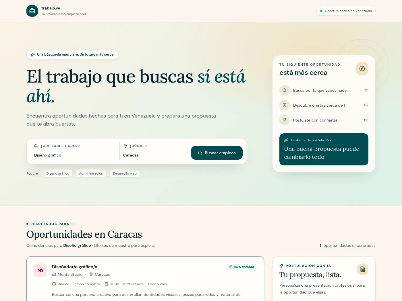 Buscador de Trabajos Venezuela