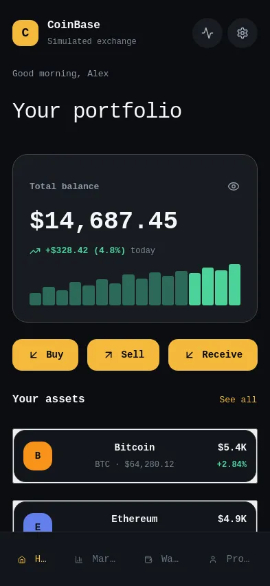 LarpCoin Mobile Wallet