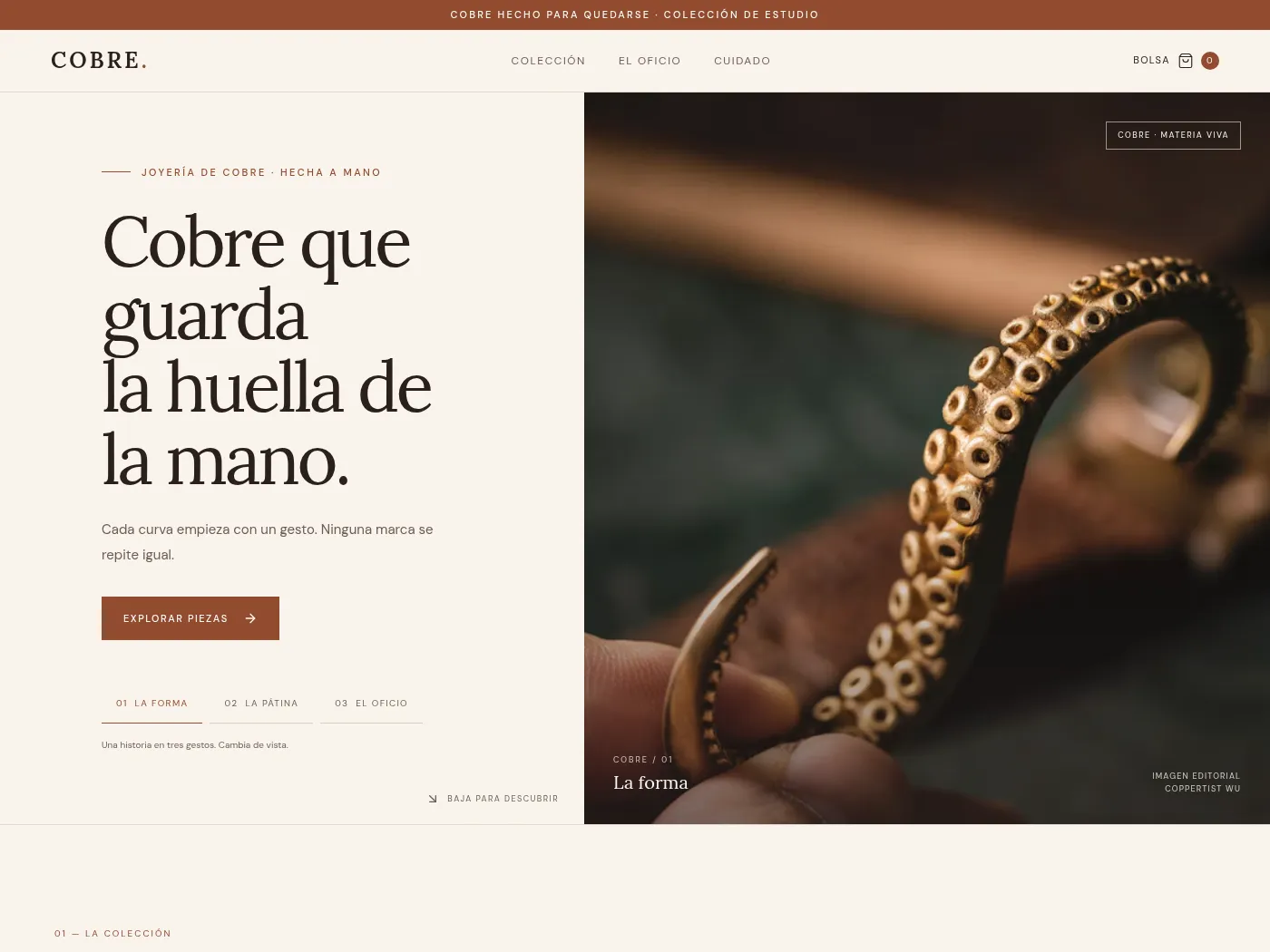 Cobre Bracelet Shop