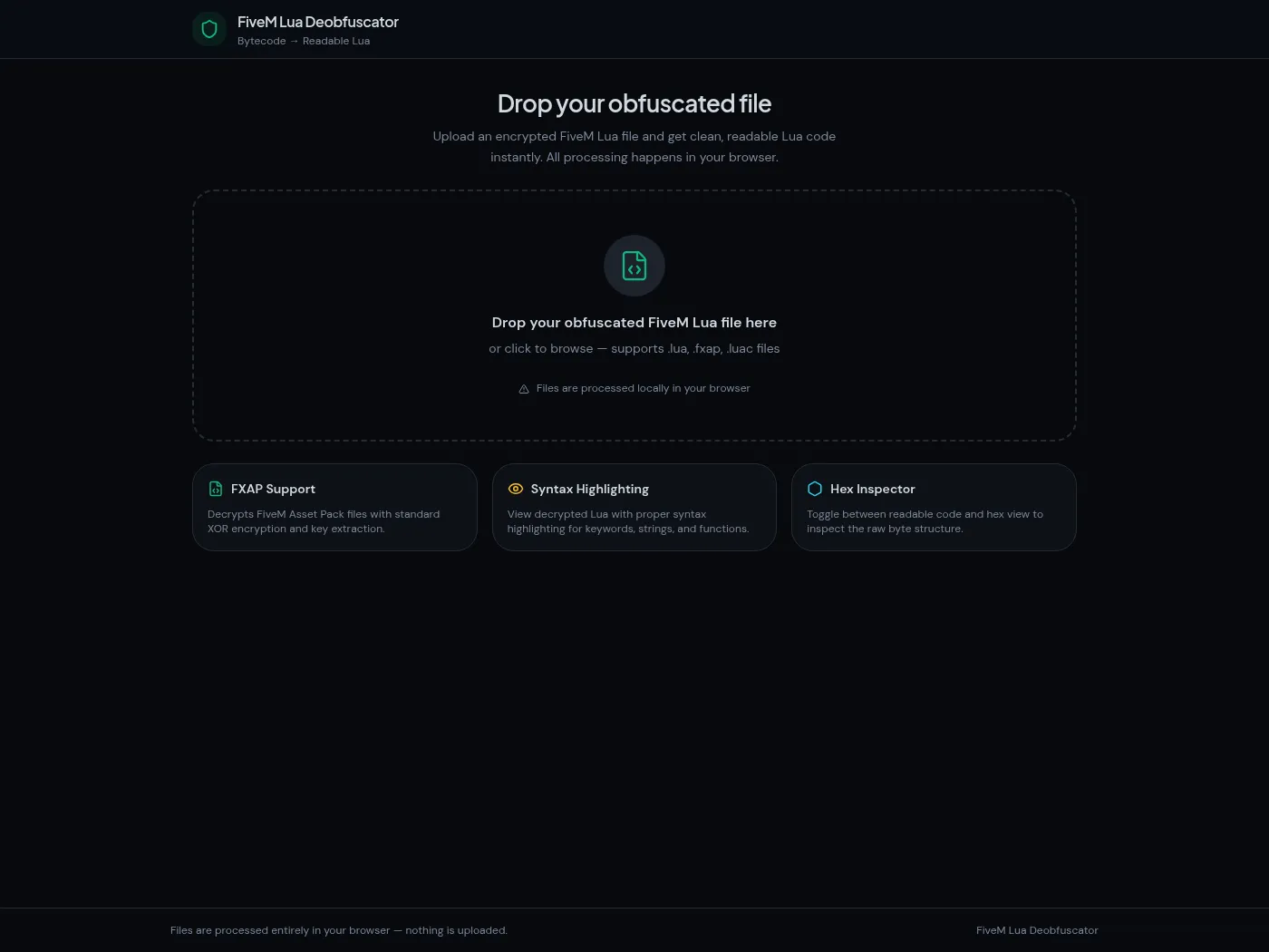 FiveM Lua Deobfuscator