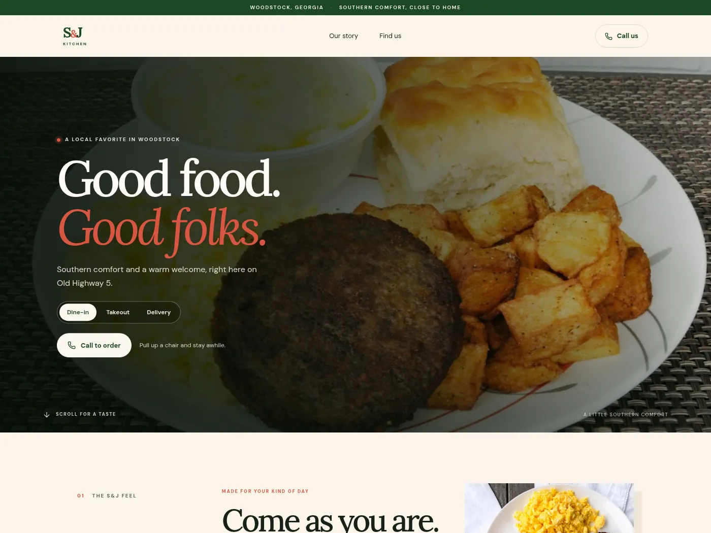 S&J Kitchen Website