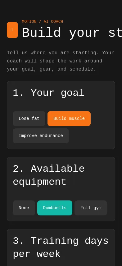 AI Workout Coach