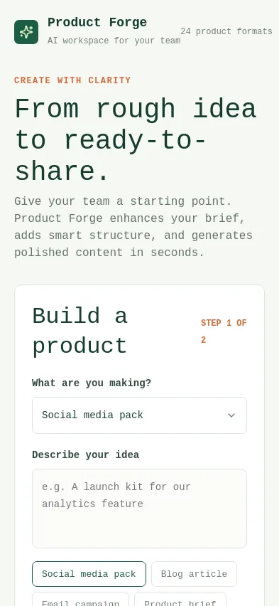 AI Product Generator