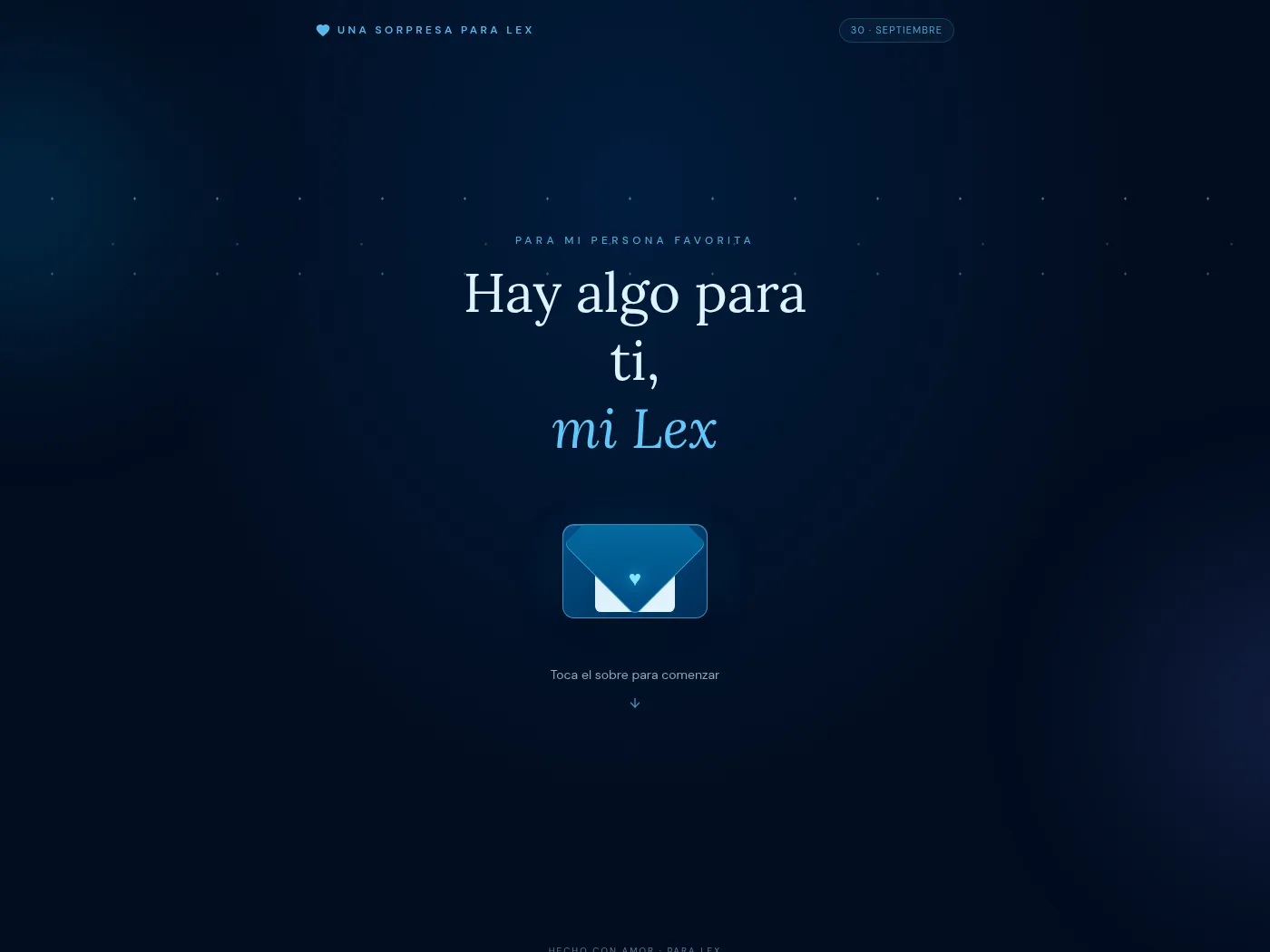 Lex Surprise Love Page