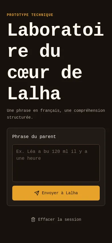 Lalha Core Prototype