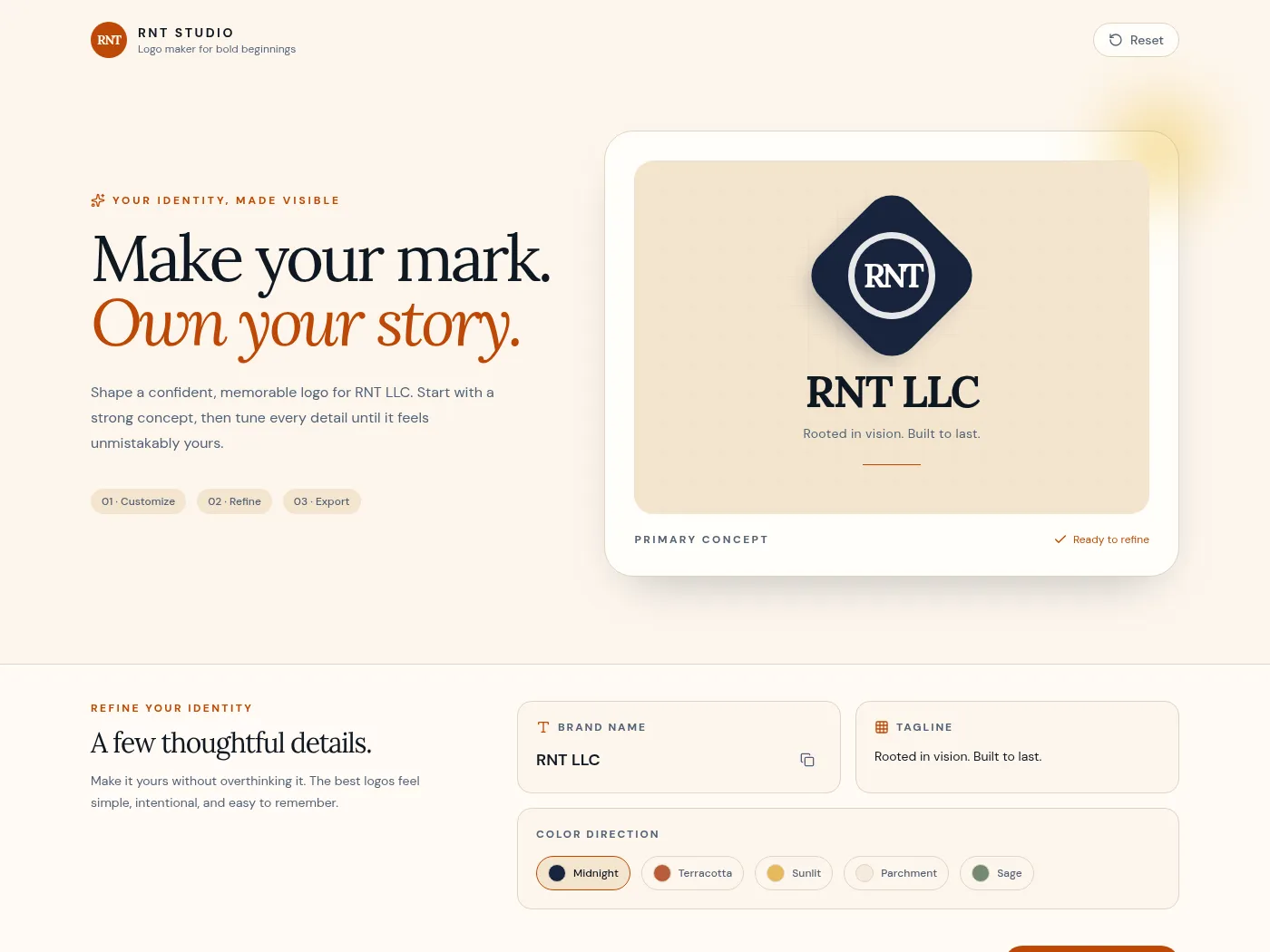 RNT LLC Logo Maker