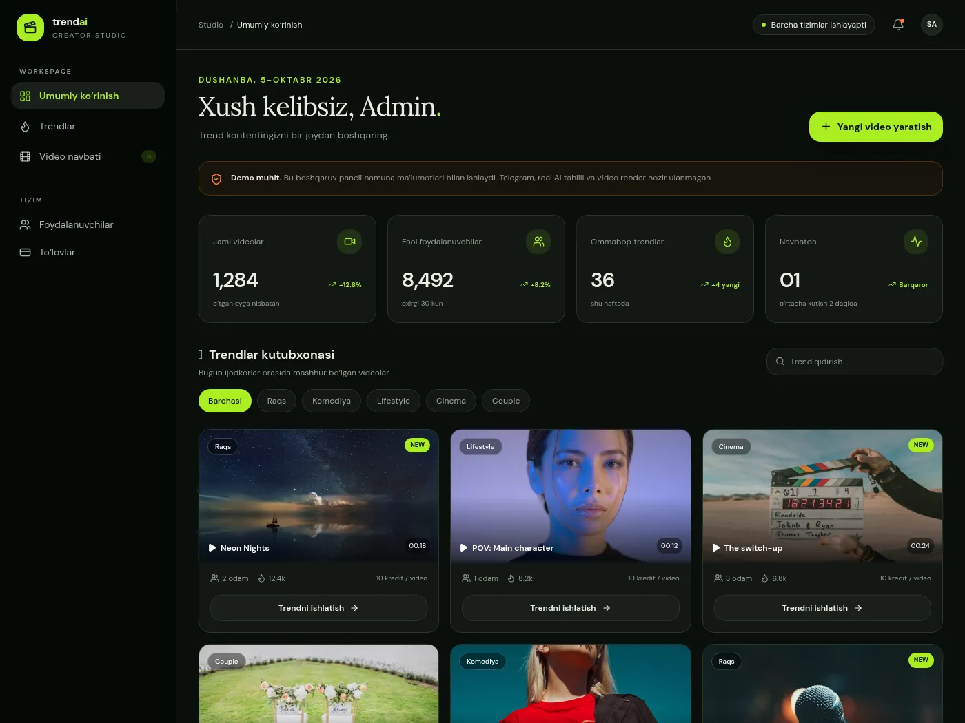 TrendAI Video Bot