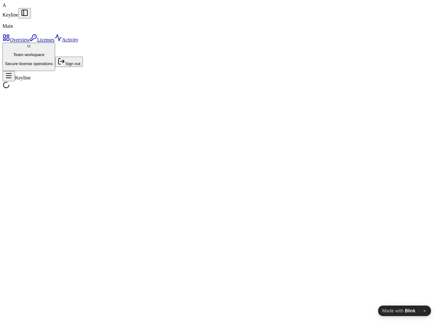 LicenseKey Portal