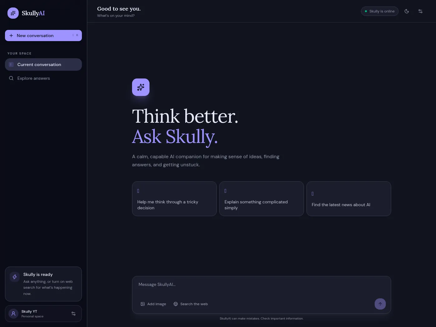 SkullyAI Chat Hub