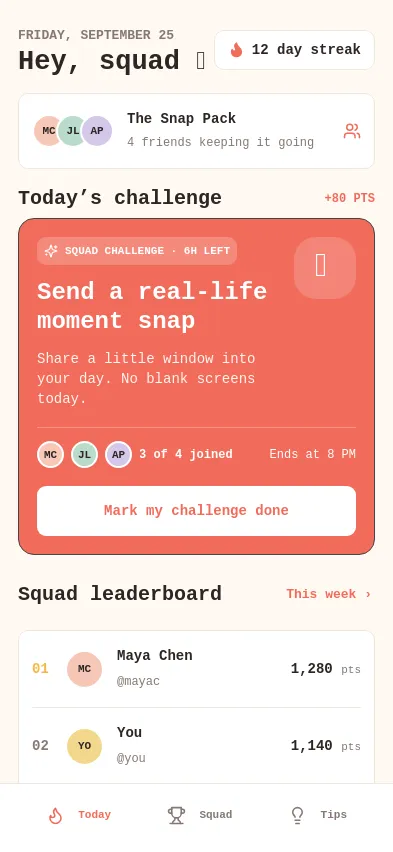 SnapScore Squad