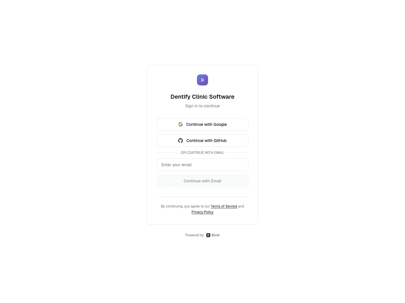Dentify Clinic Software