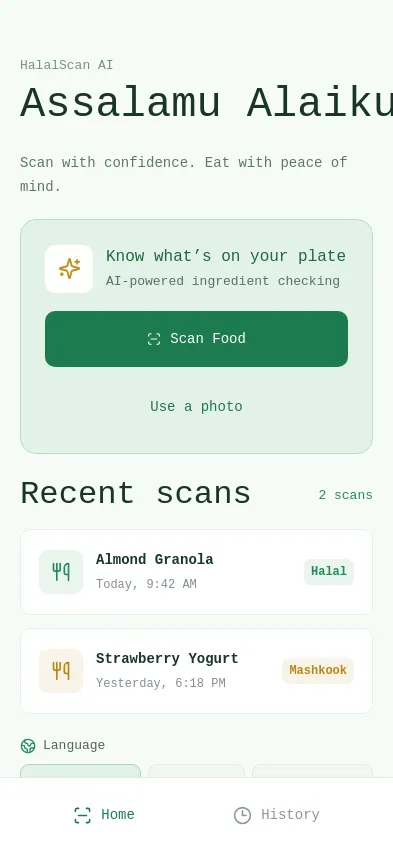 HalalScan AI