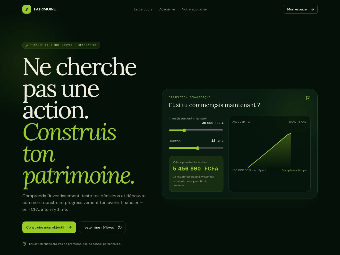 Patrimoine Finance Academy