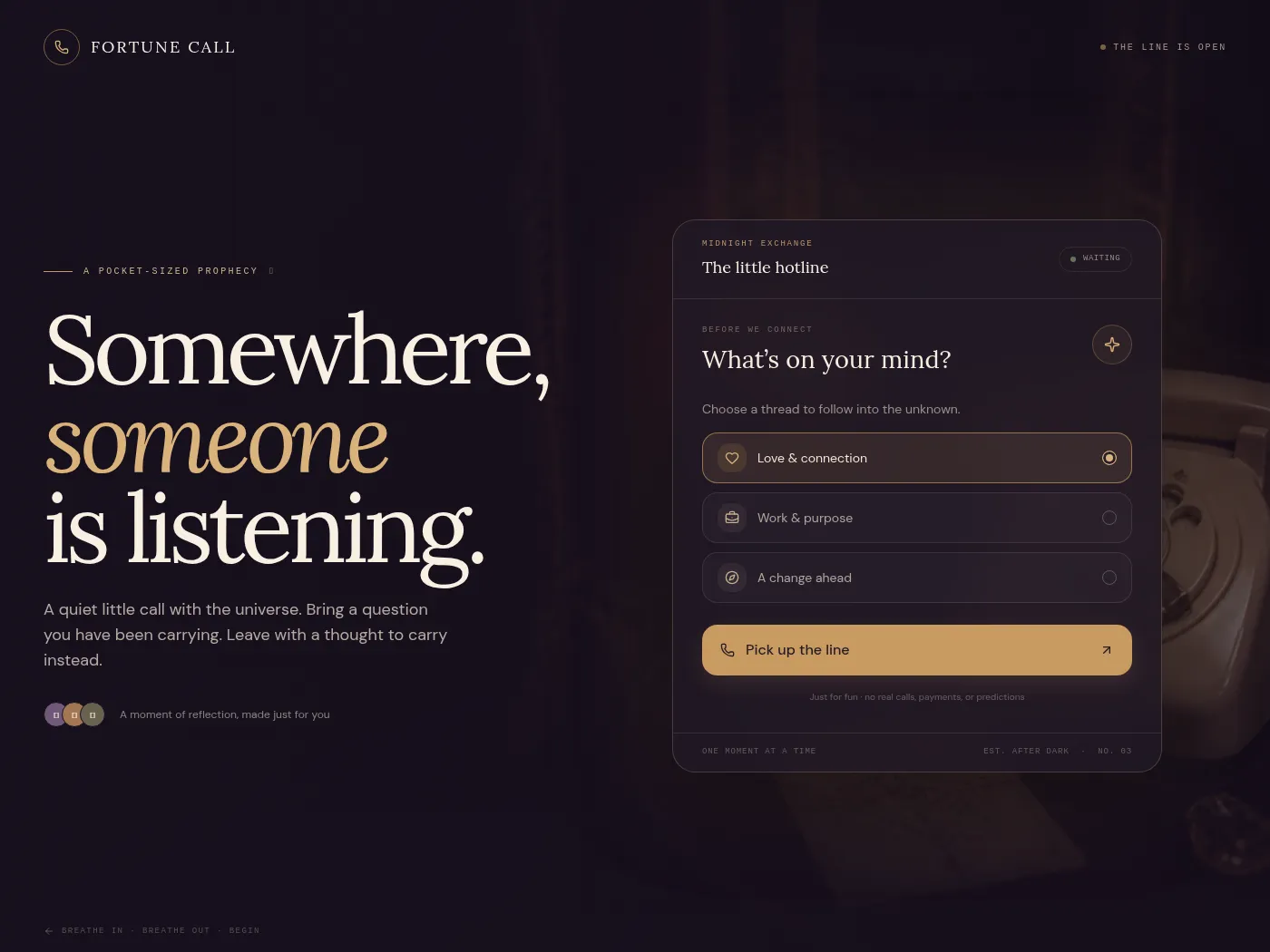 Fortune Call Game