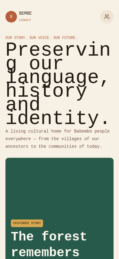 Bembe Legacy App