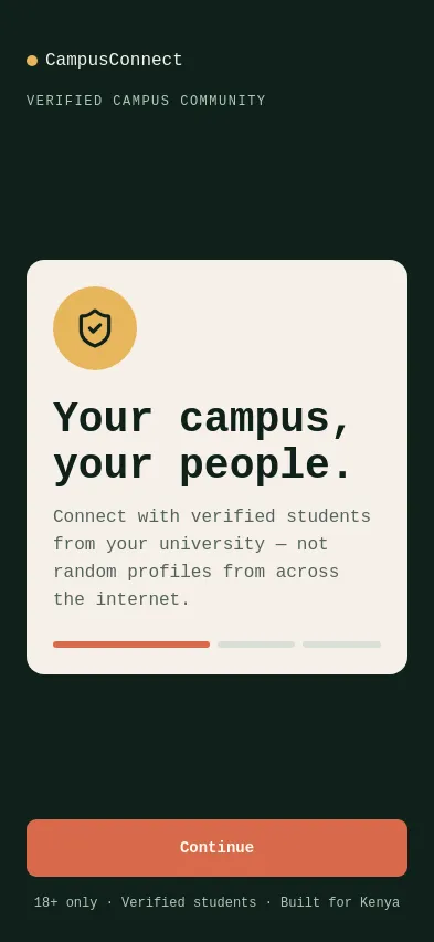 CampusConnect MVP