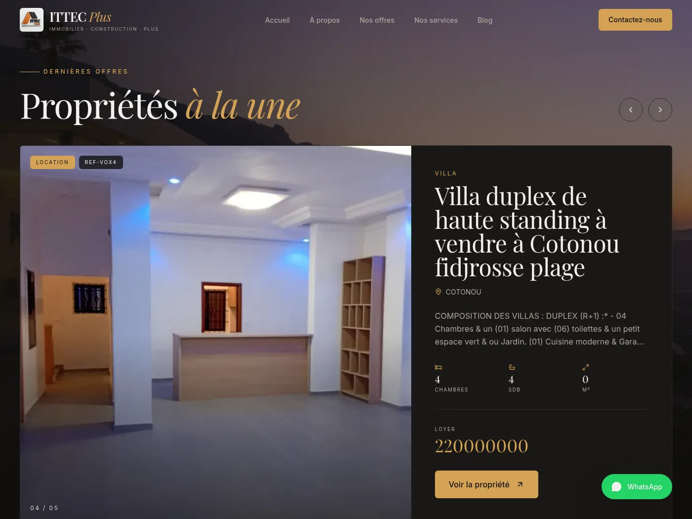 Modern Real Estate Site