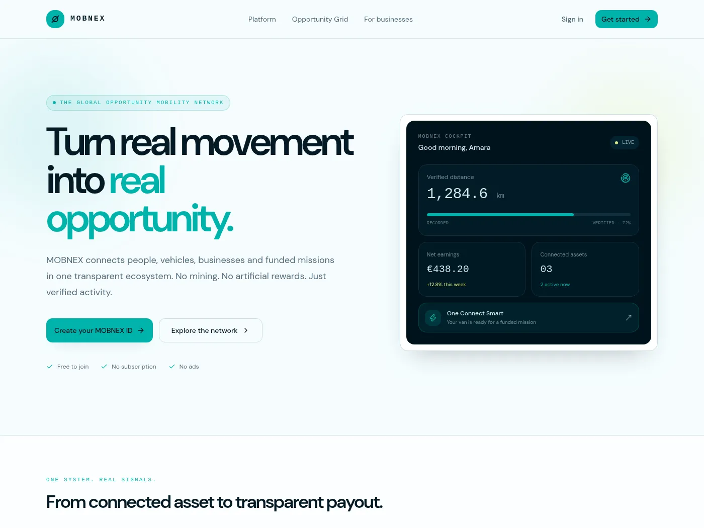 MOBNEX Mobility Network