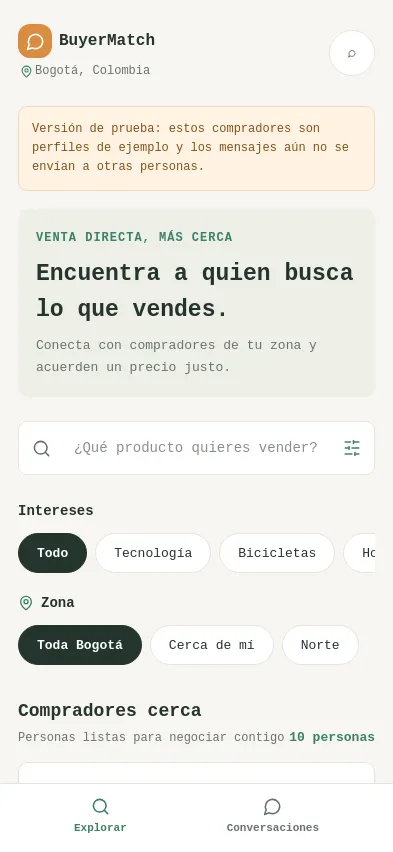 BuyerMatch Mobile