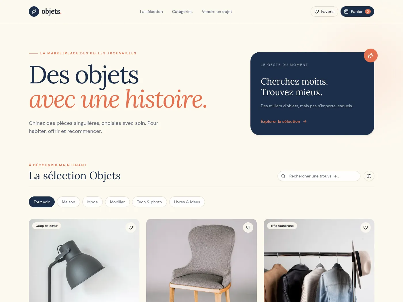 Objets Marketplace
