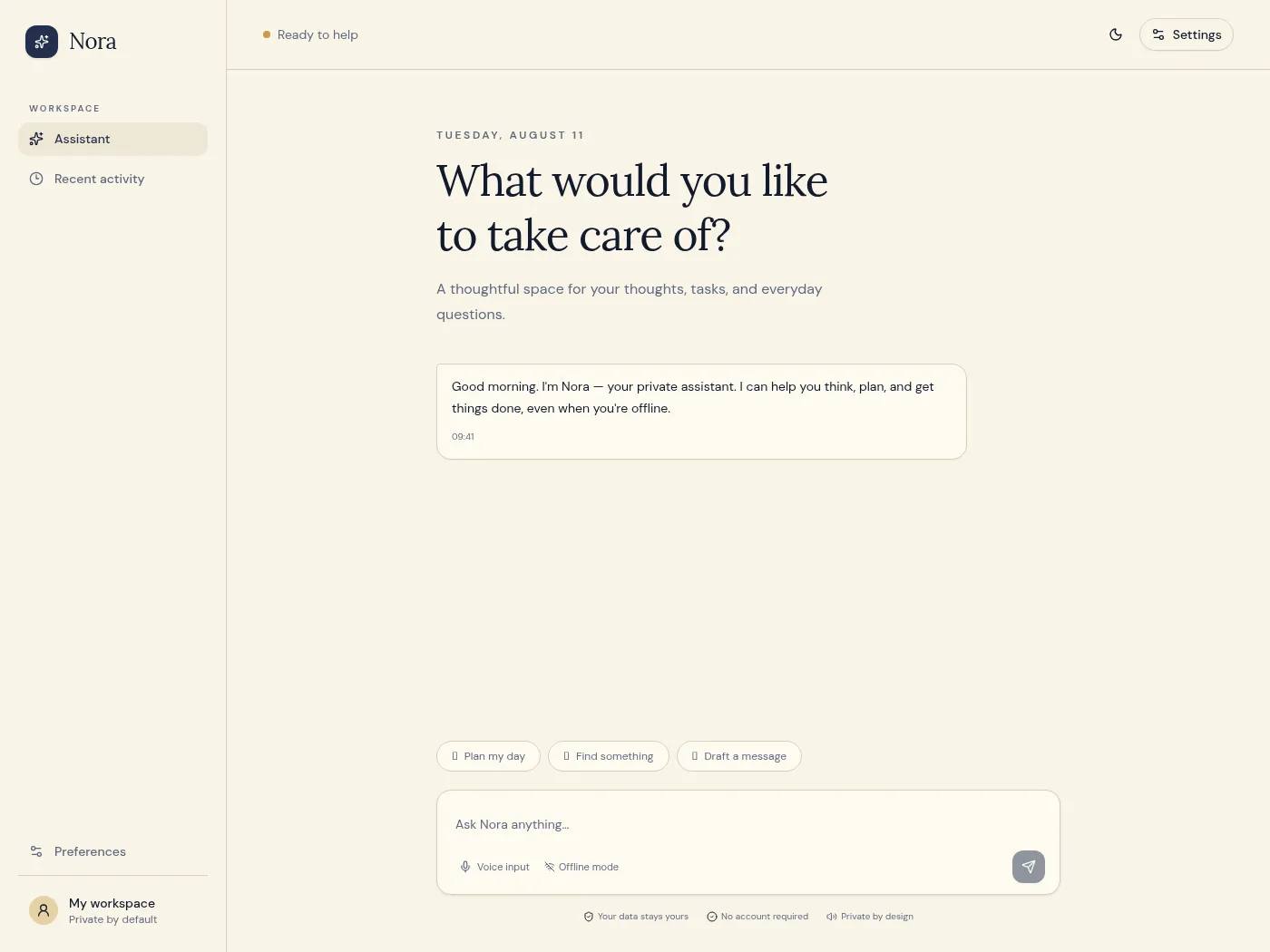 Offline AI Assistant
