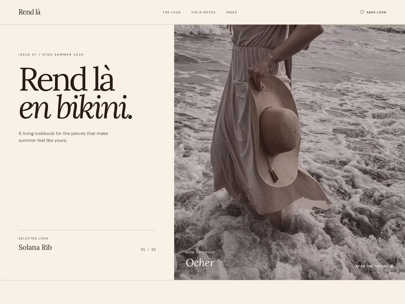 Rend Bikini Lookbook
