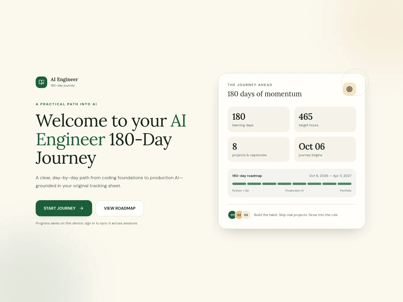 AI Engineer 180-Day Journey