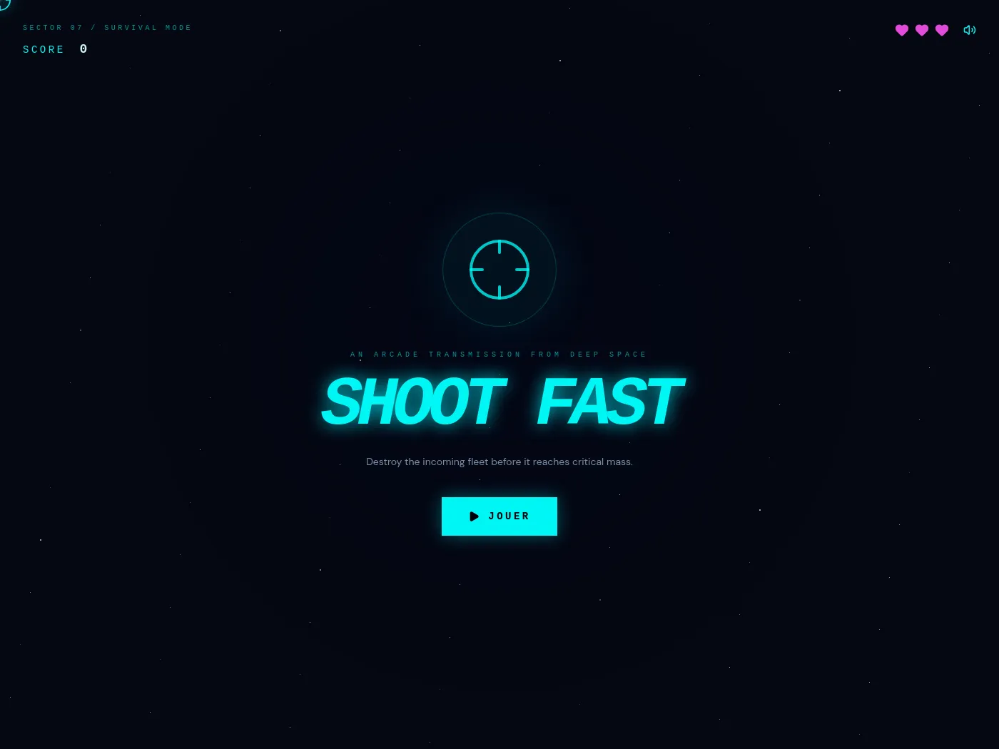 Shoot Fast: Neon Rail Shooter