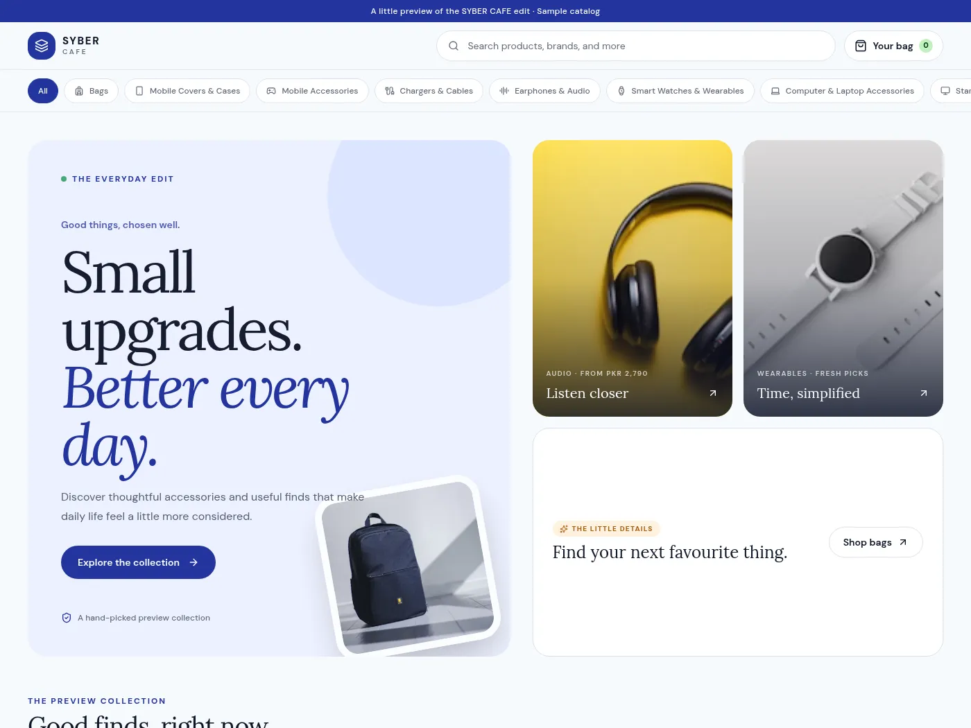 Syber Cafe E-Commerce