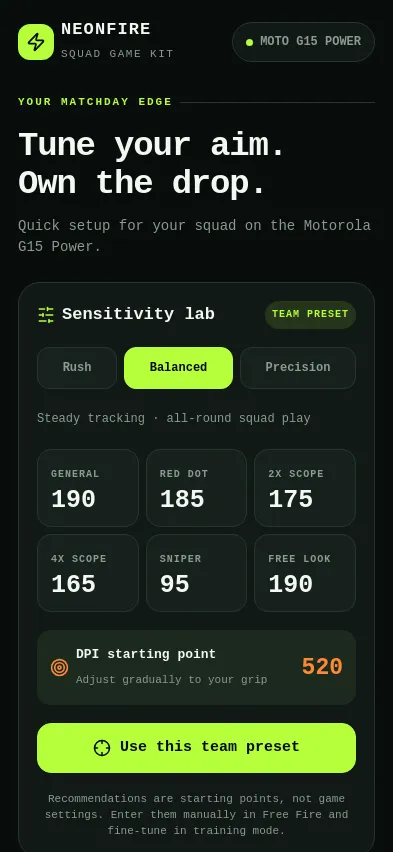 NeonFire Game Booster