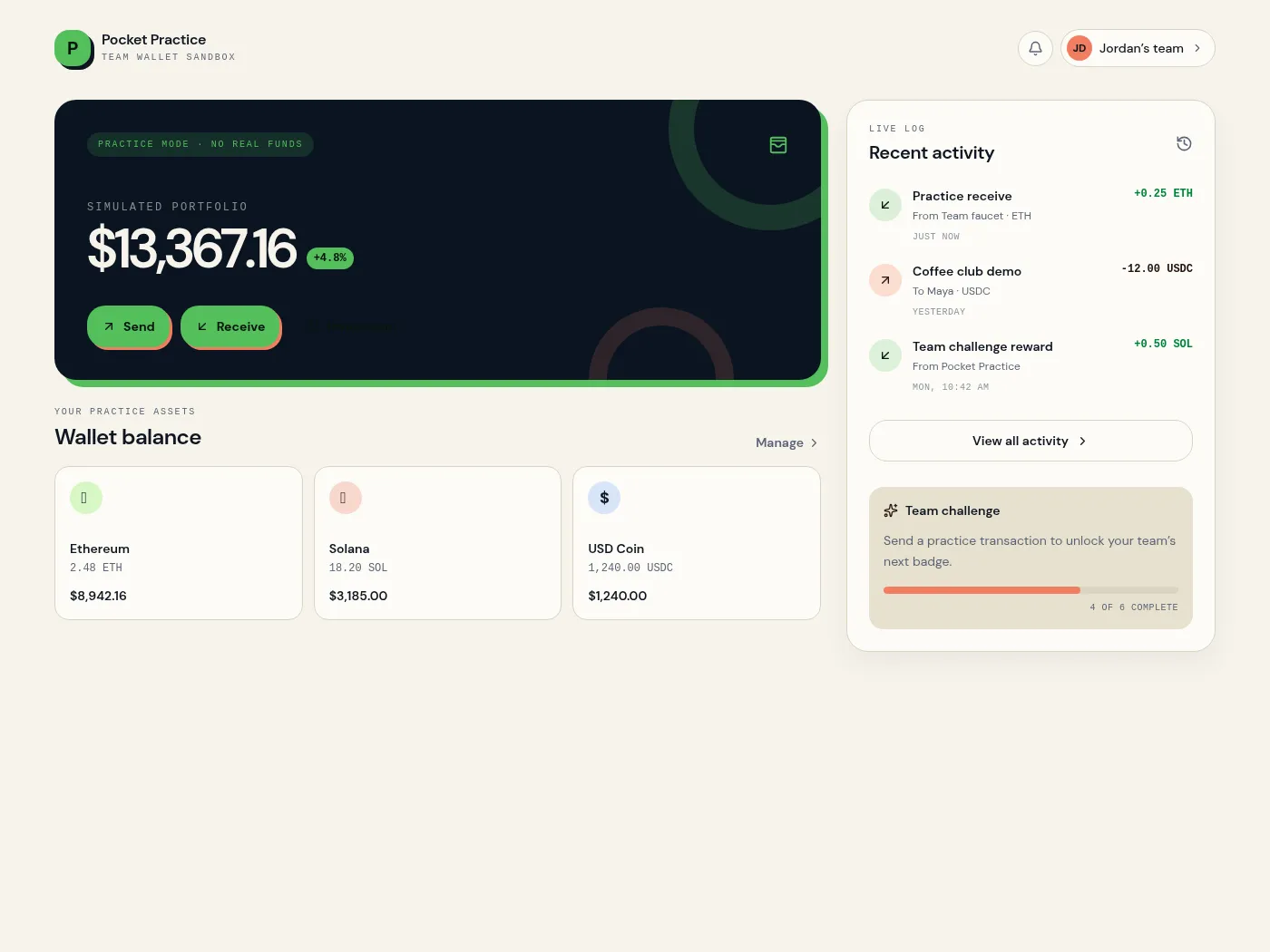 Crypto Wallet Playground