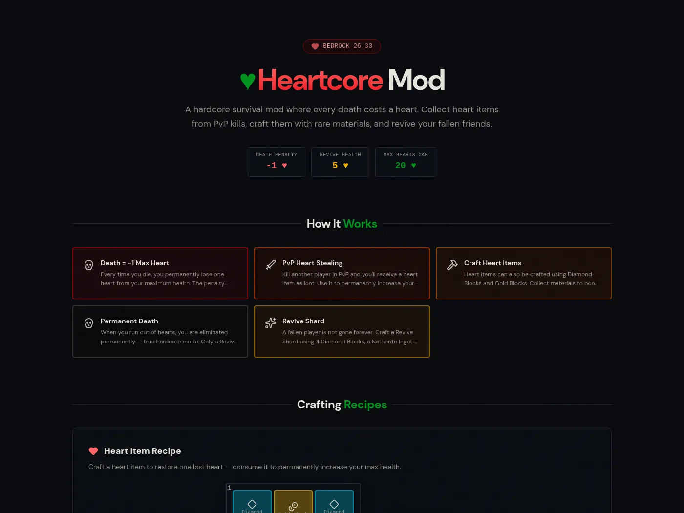 Minecraft Hardcore Mod Hub
