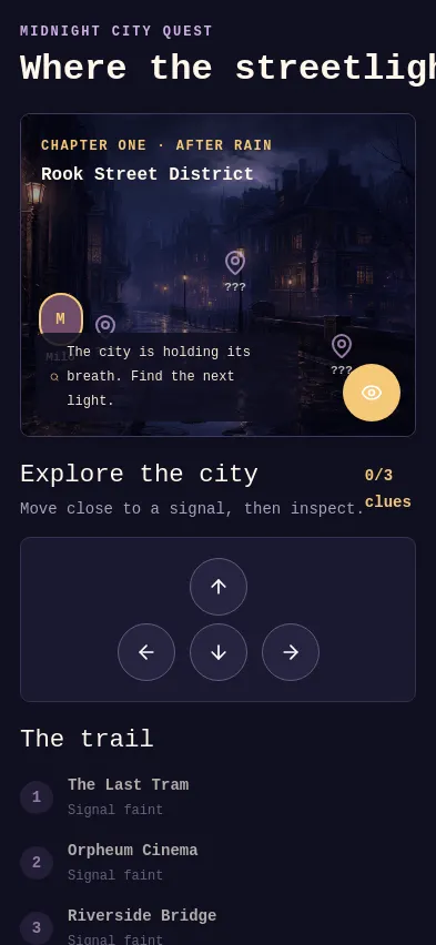Midnight City Quest