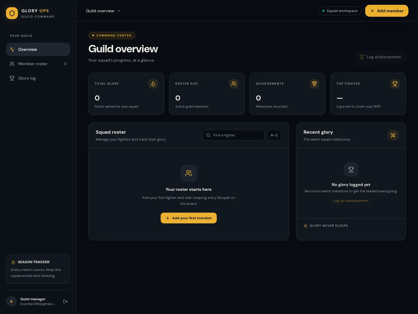 GuildBot Glory Manager