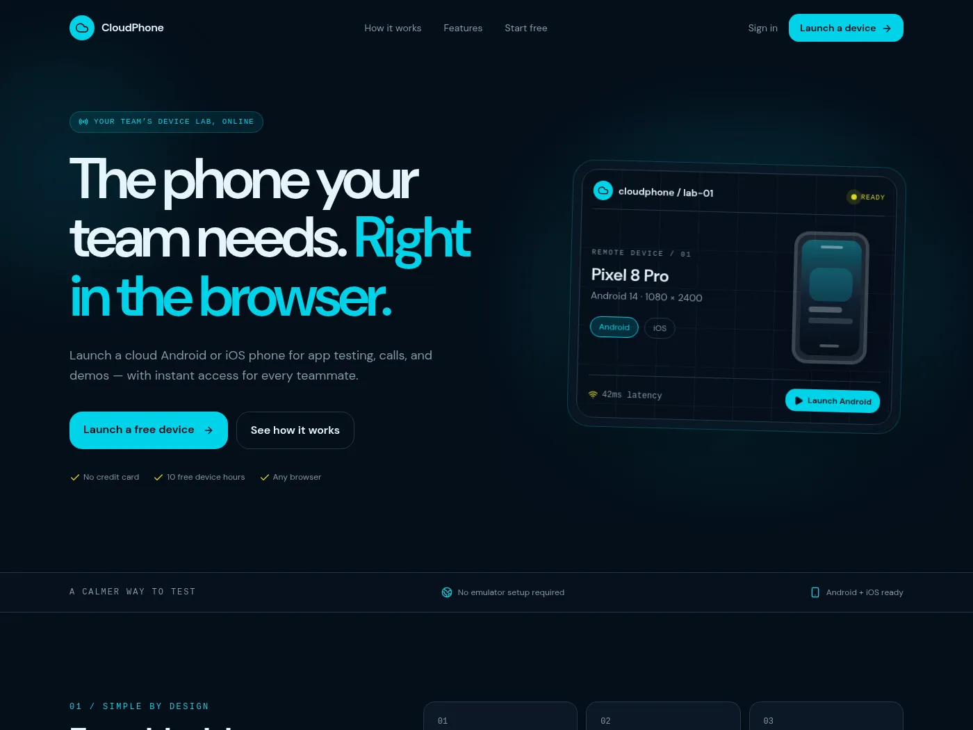 CloudPhone Sandbox