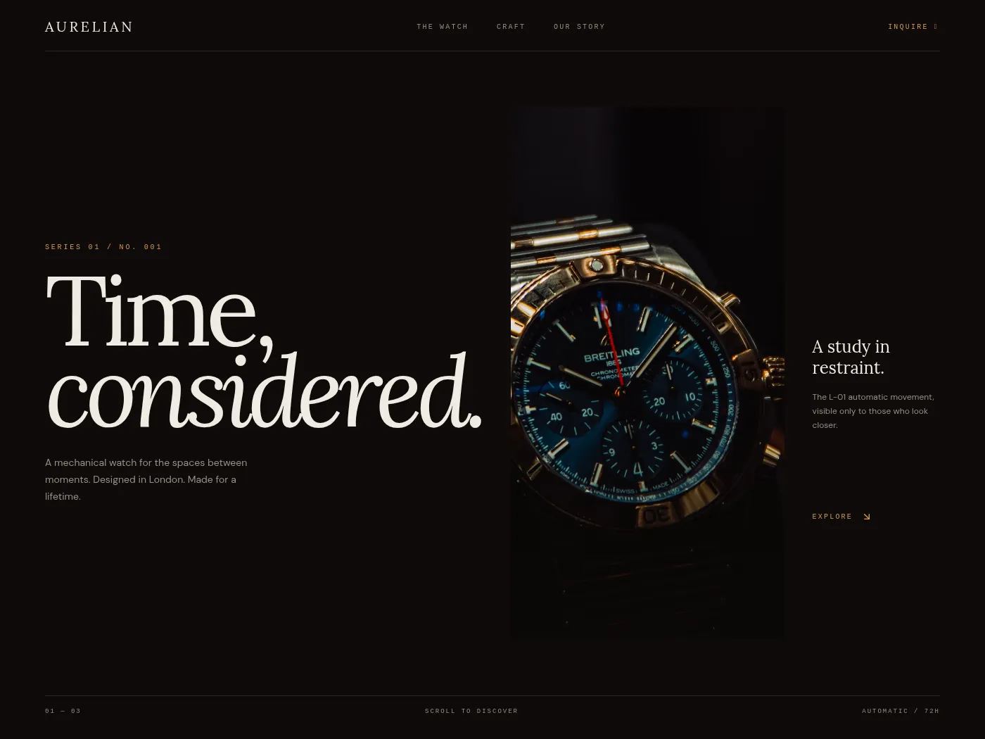Luxe Watch Editorial